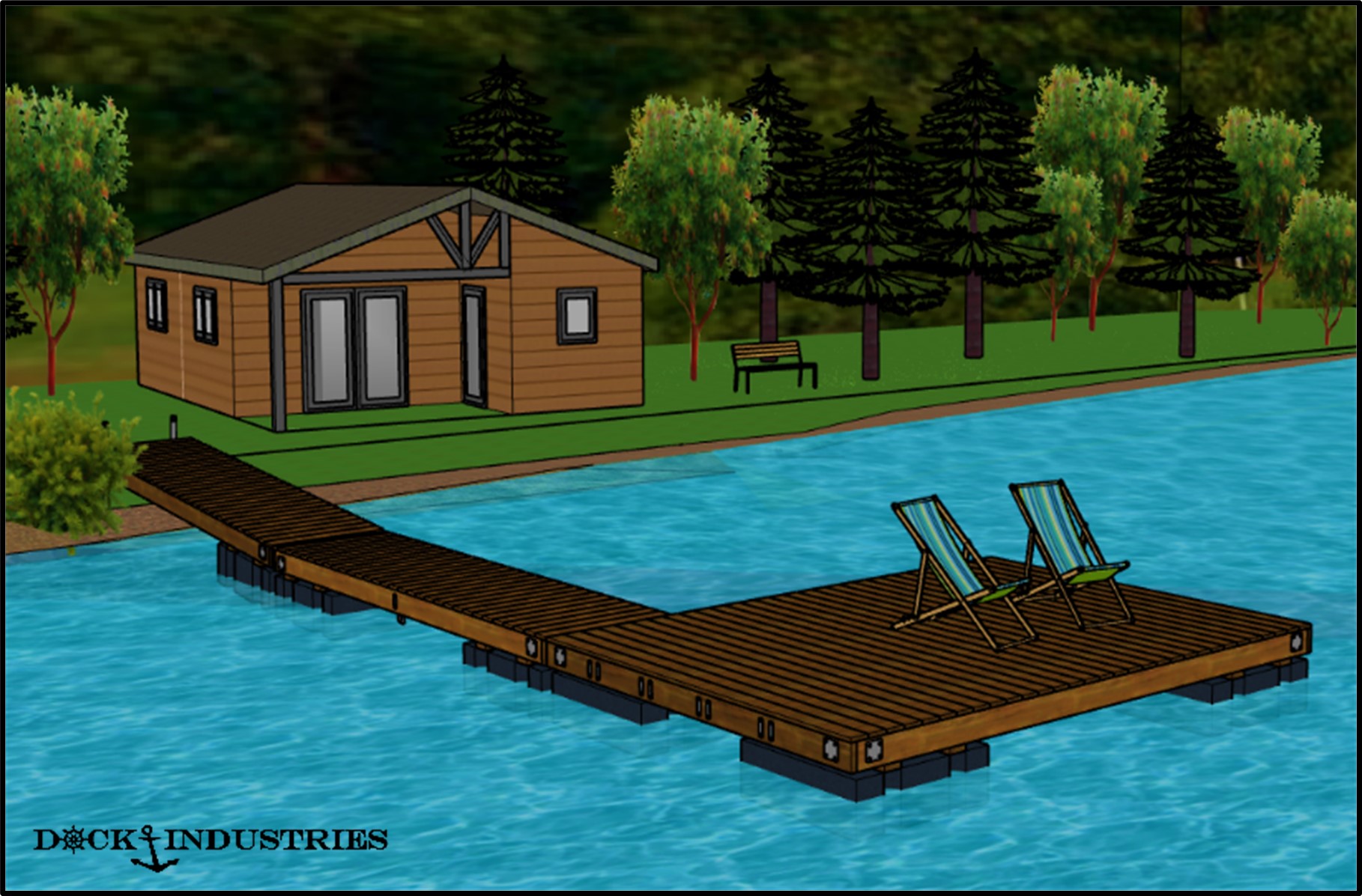 Ensemble de quais 4'x16' Semi-flottant, 4'x16' flottant et 10'x16 ... Ensemble de quais 4'x16' Semi-flottant, 4'x16' flottant et 10'x16 ...
