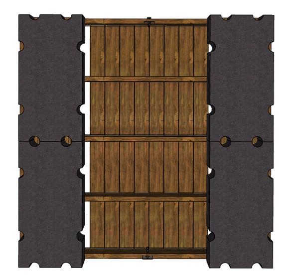 Heavy Duty swim raft 8'x8' kit - Dock Industries